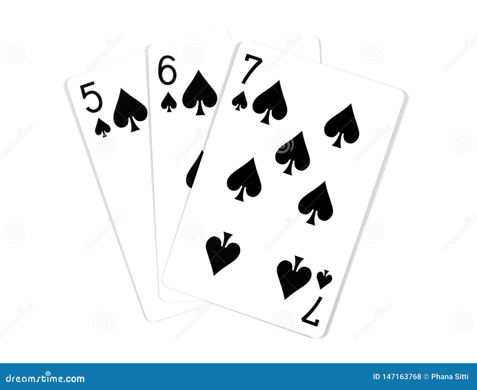 Three Cards Of Heart Set Of Jack, Queen, King Card Arrange Overlap ...