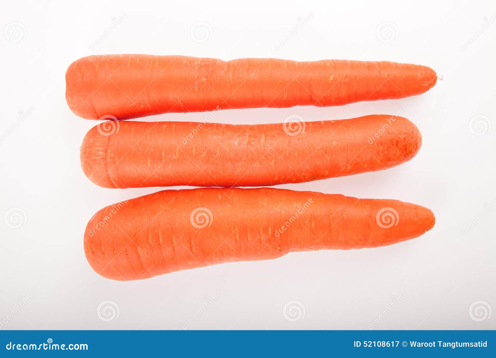 Three carrots stock image. Image of closeup, healthy - 52108617