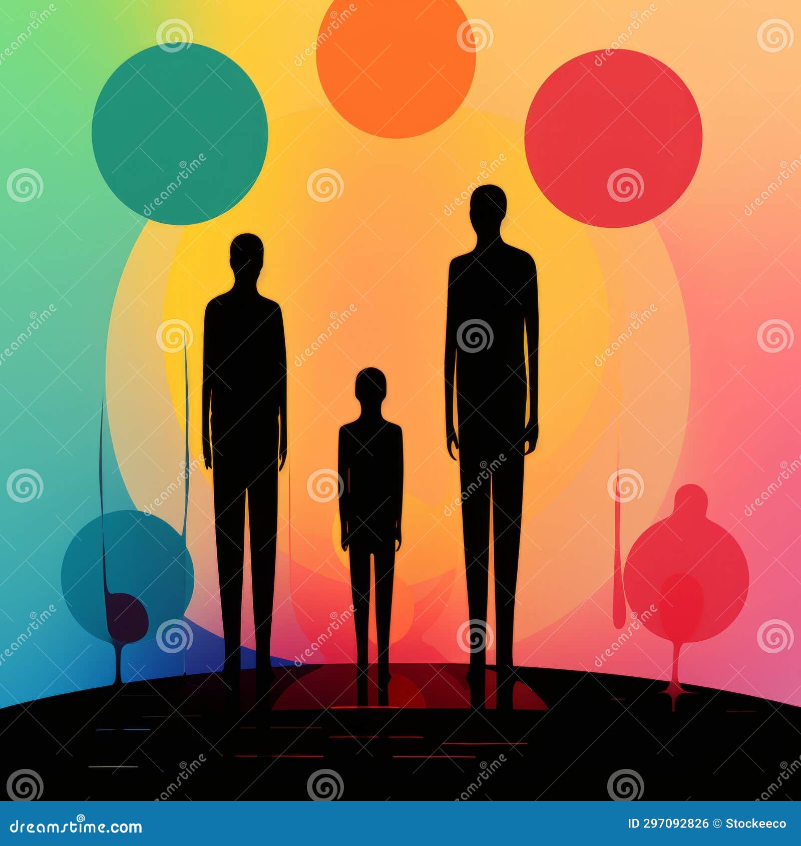 Surrealist Art Silhouette Profile In String Art Style Composition ...