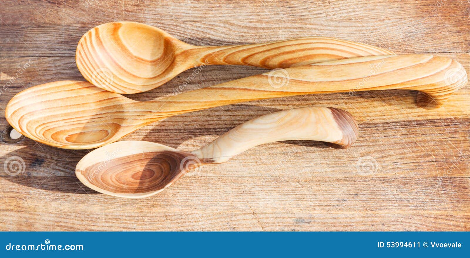 Three carved wooden spoons stock image. Image of spoon - 53994611