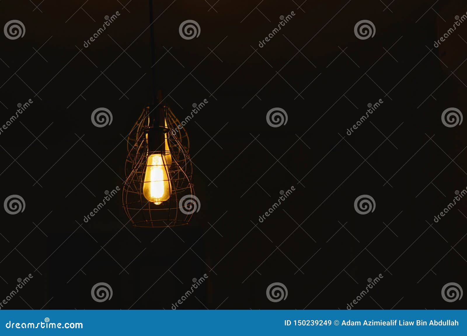 Three Ceiling Lamp in a Row Stock Image - Image of festival, chair ...