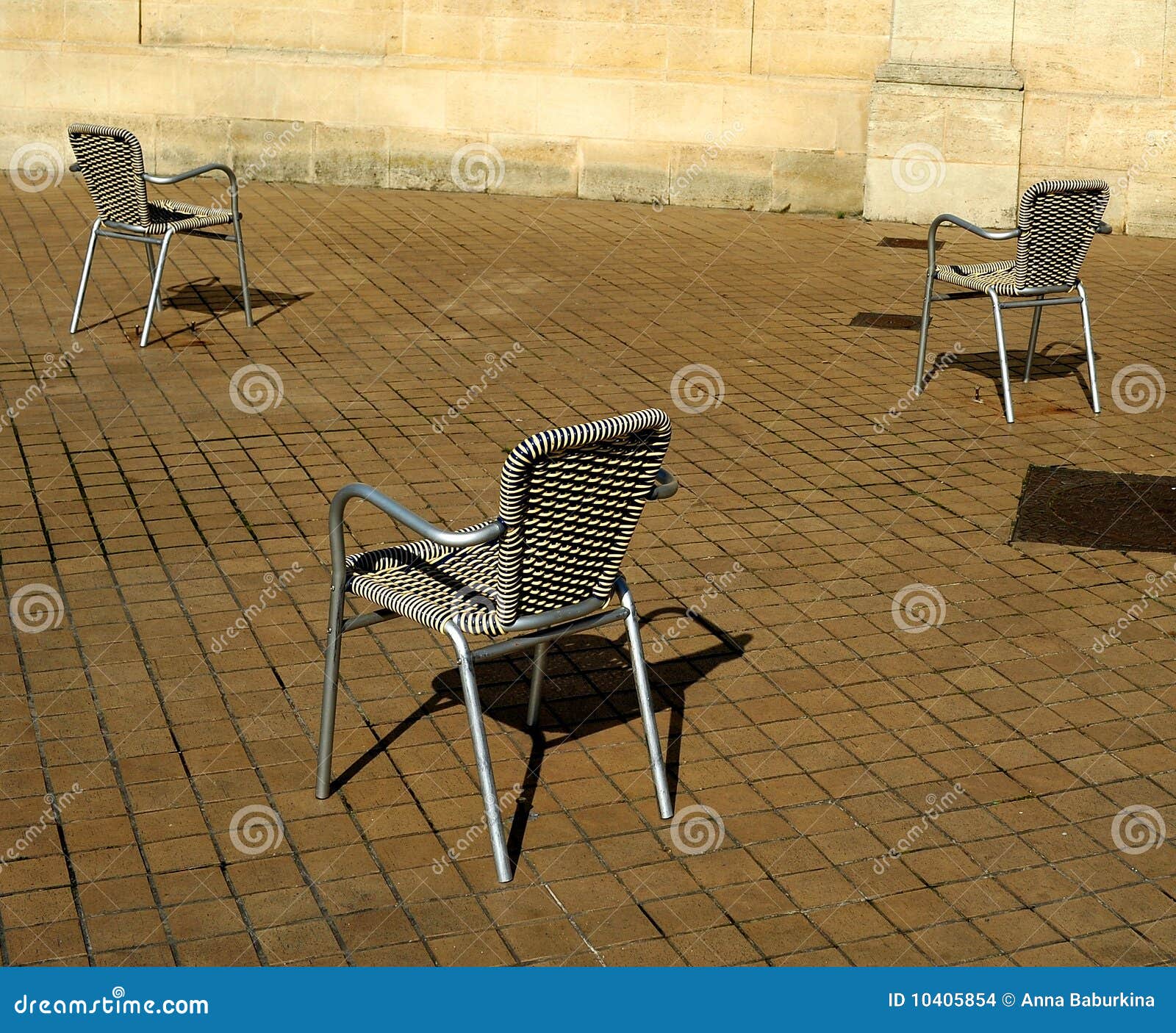 Three chairs stock photo. Image of meeting, armchair - 10405854