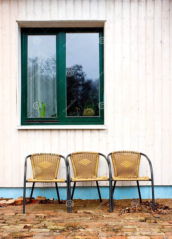Three chairs stock image. Image of window, relaxation - 22770223