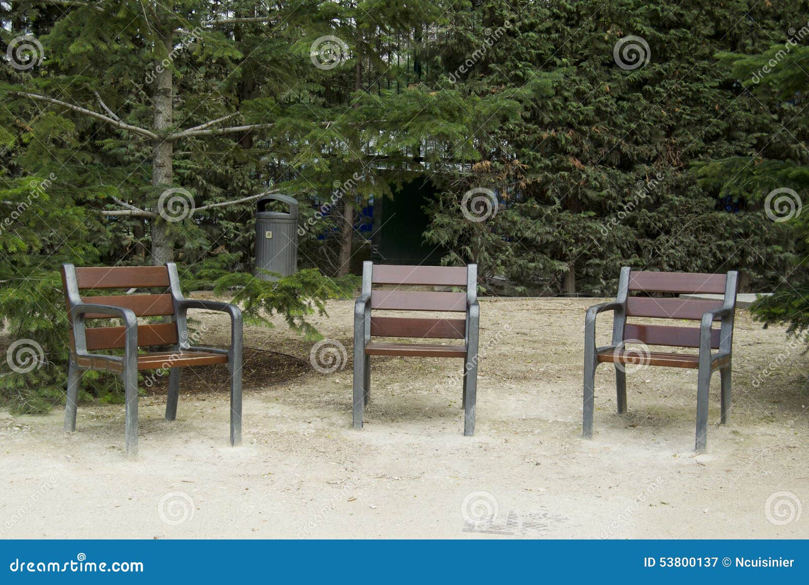 Three chairs stock image. Image of outdoor, metal, three - 53800137