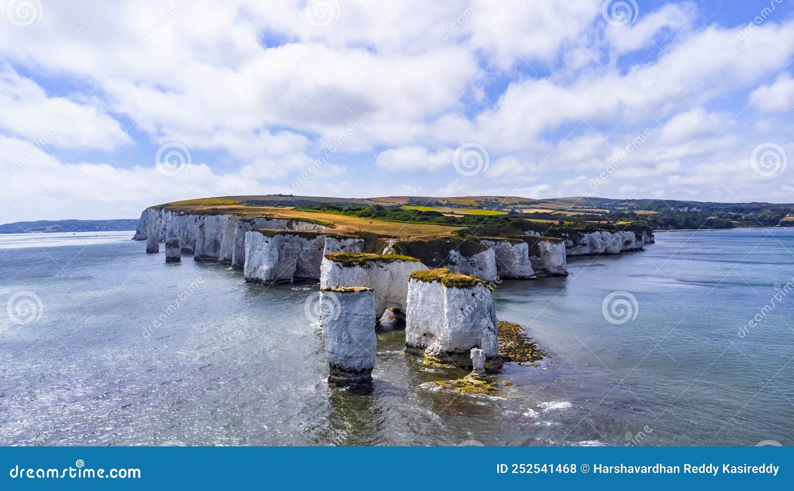 Old Harry Rocks stock photo. Image of dorset, jurassic - 252541468