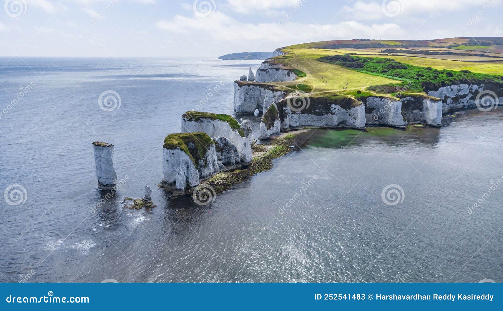 Old Harry Rocks stock image. Image of ocean, needles - 252541483