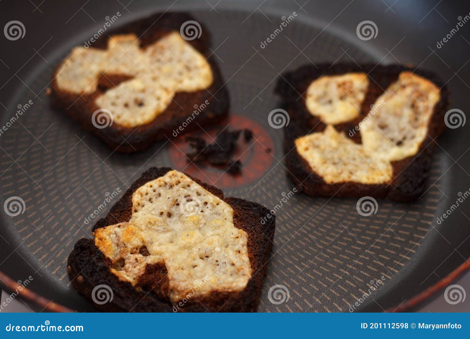 Three Cheese Sandwiches Burned Stock Photo - Image of organic, slice ...