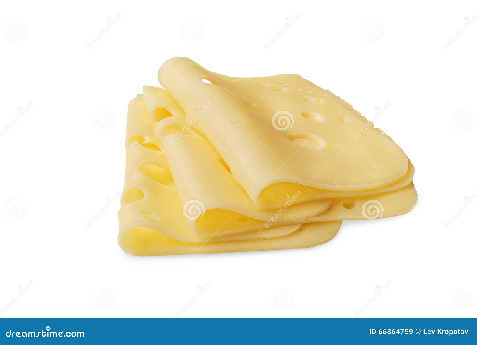 Three cheese slices stock image. Image of closeup, cheese - 66864759