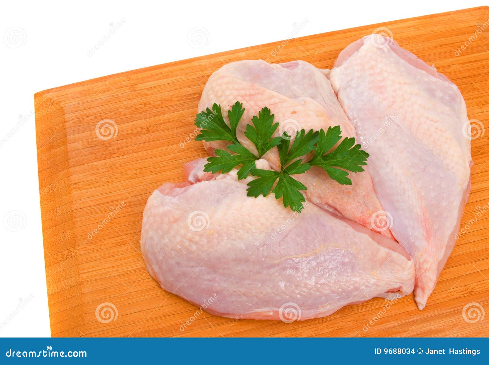 Three Chicken Breast Fillets Stock Photo - Image of meat, ingredient ...