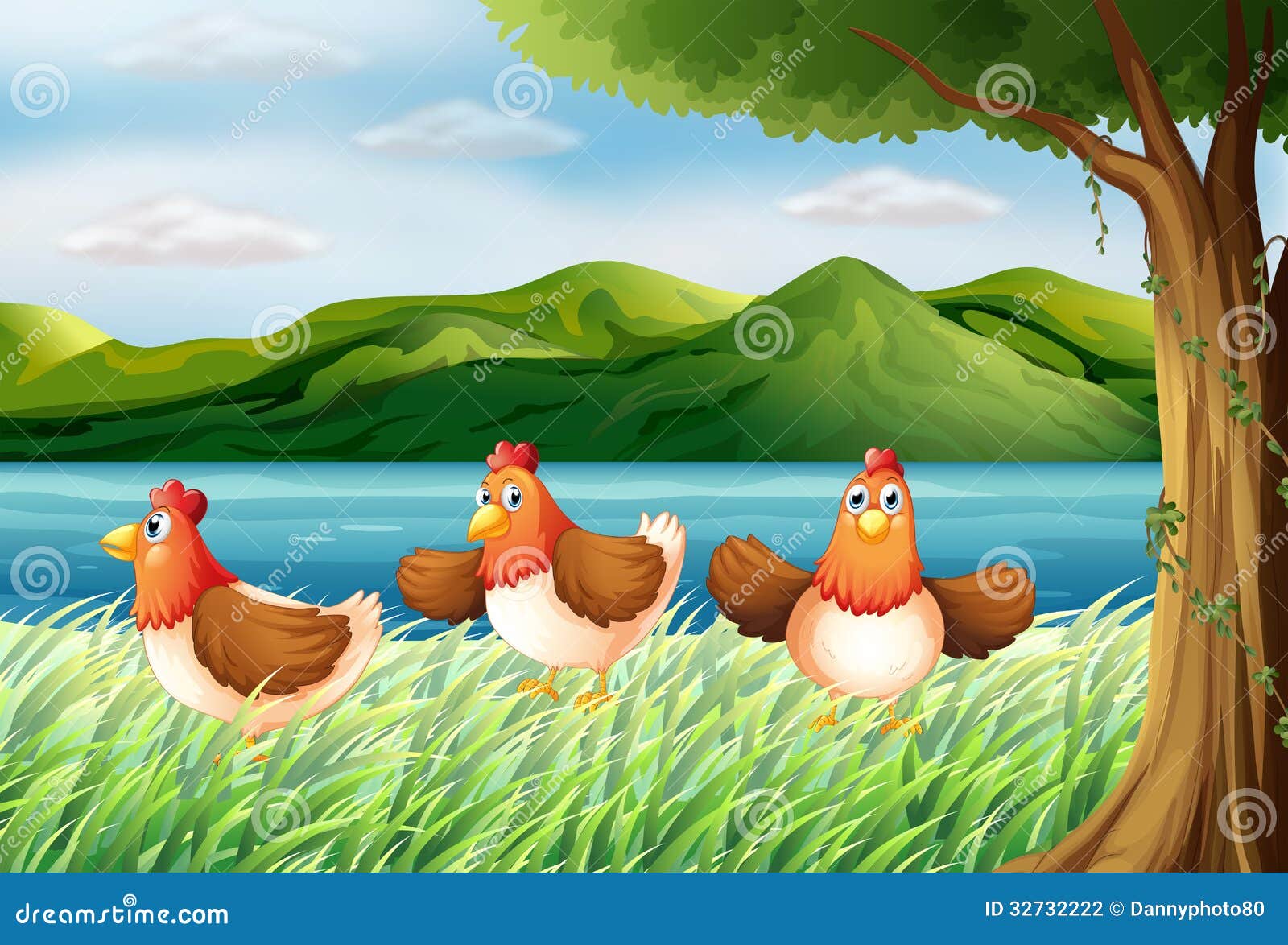 Three Chickens Stock Illustrations – 196 Three Chickens Stock ...