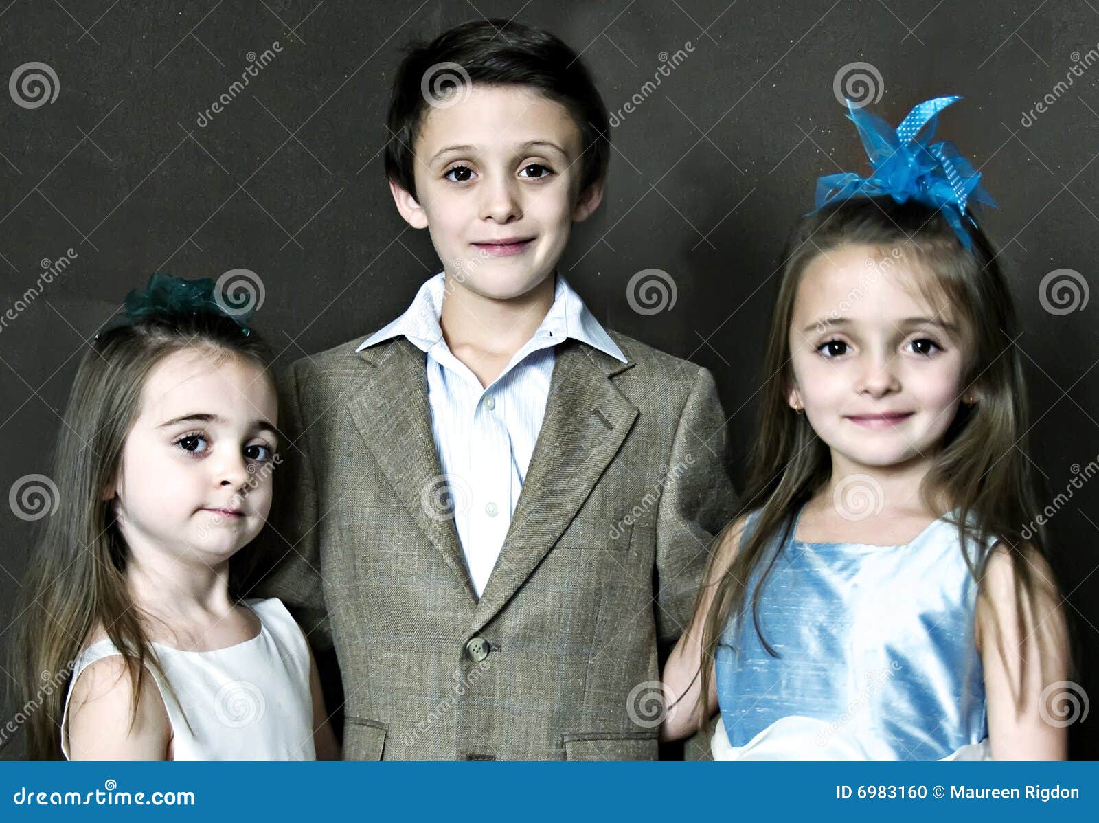 Three Children stock photo. Image of happiness, family - 6983160