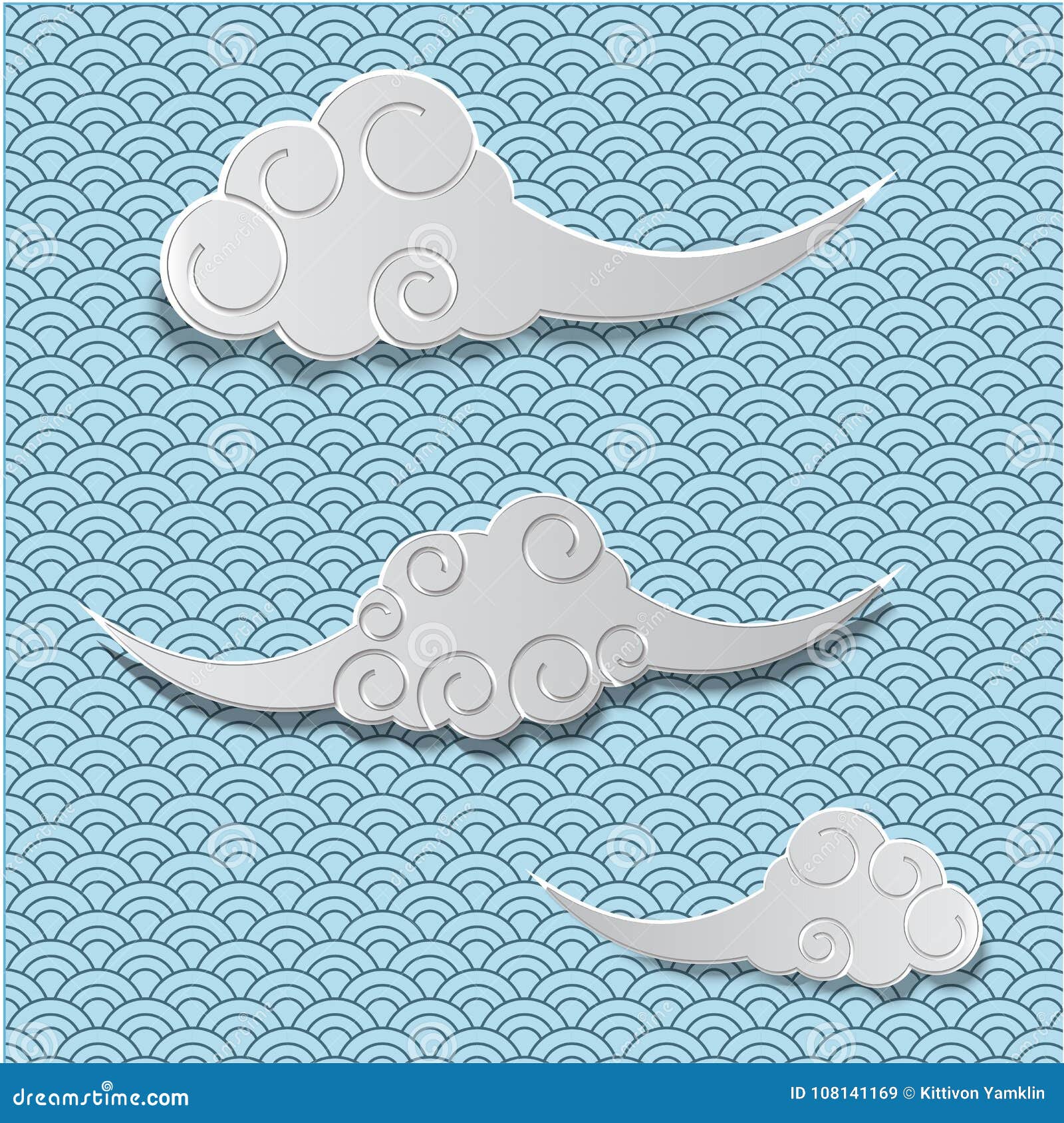 Chinese Cloud Pattern Gold Color Texture Royalty-Free Stock Photography ...