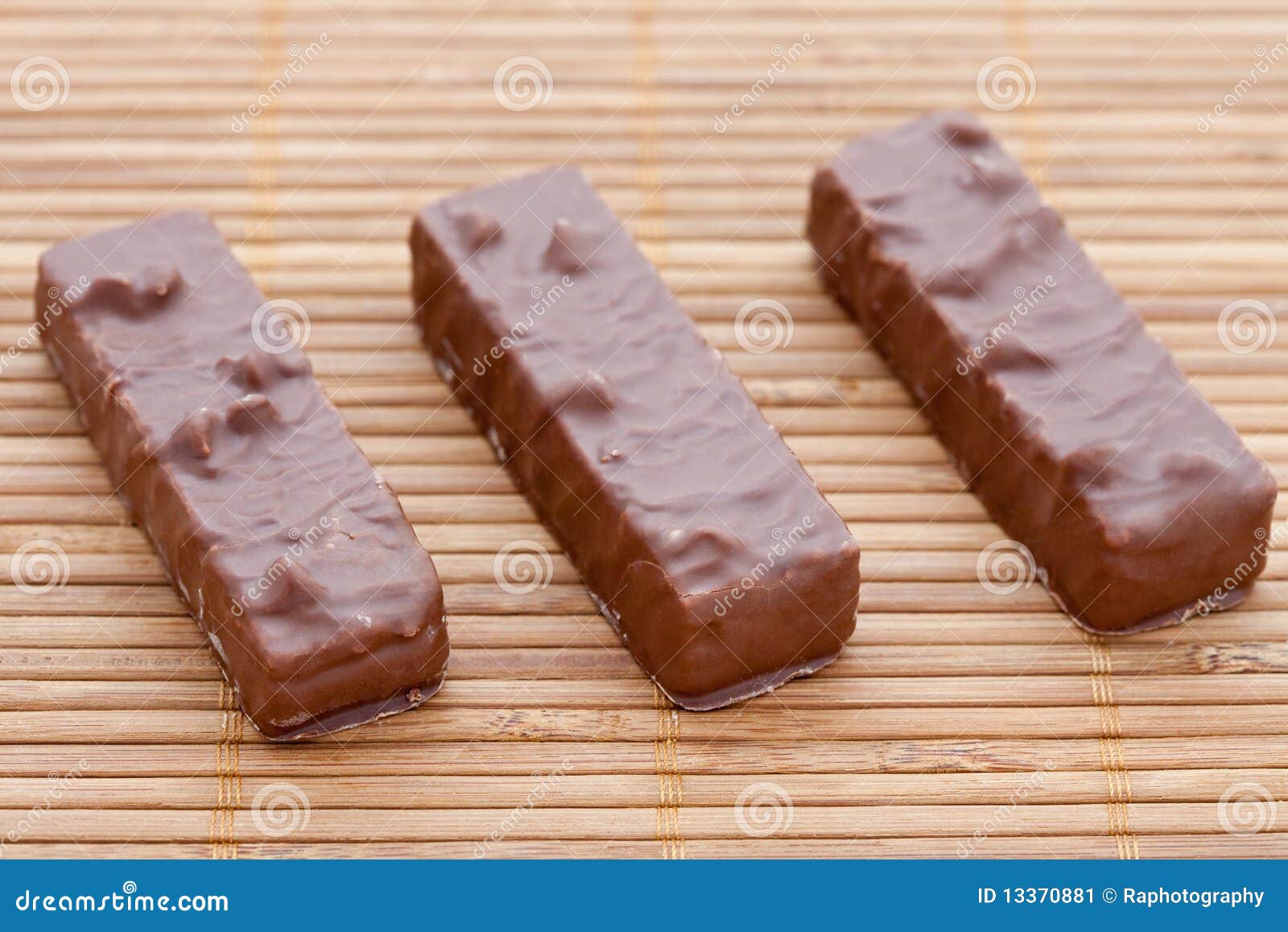 Three chocolate snacks stock image. Image of snack, color - 13370881