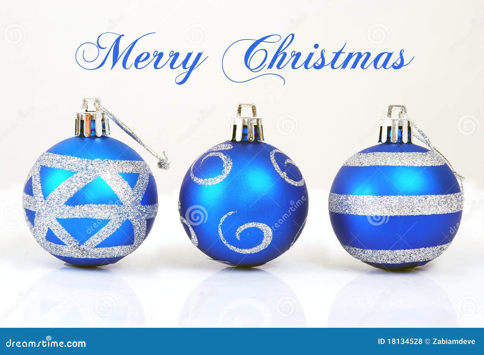 Three christmas balls stock photo. Image of detail, element - 18134528