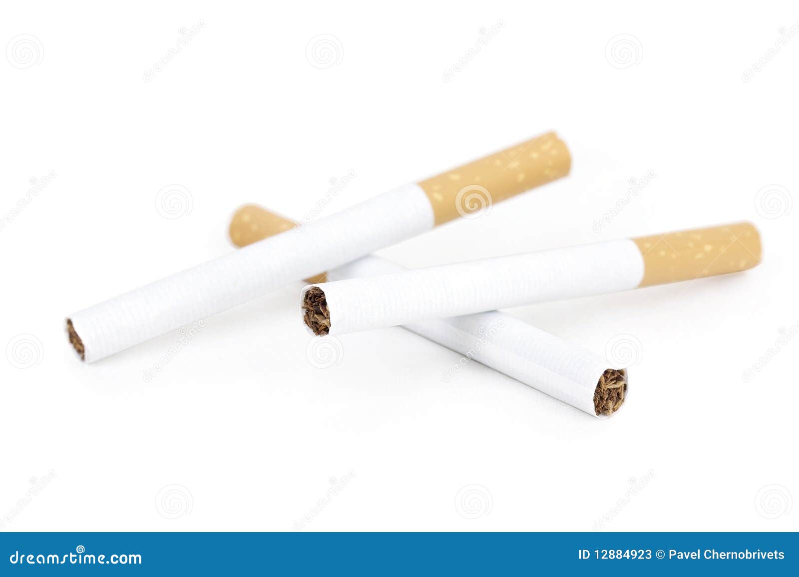 Three cigarettes on white stock image. Image of smoke - 12884923
