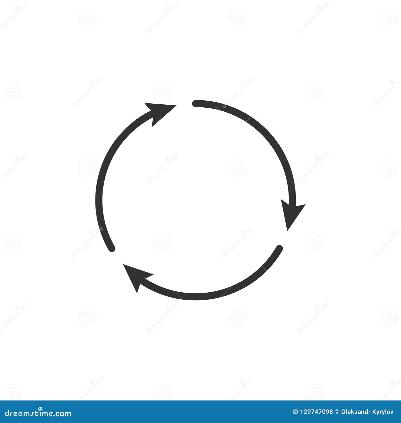 Clockwise Arrows Cartoon Vector | CartoonDealer.com #15075617