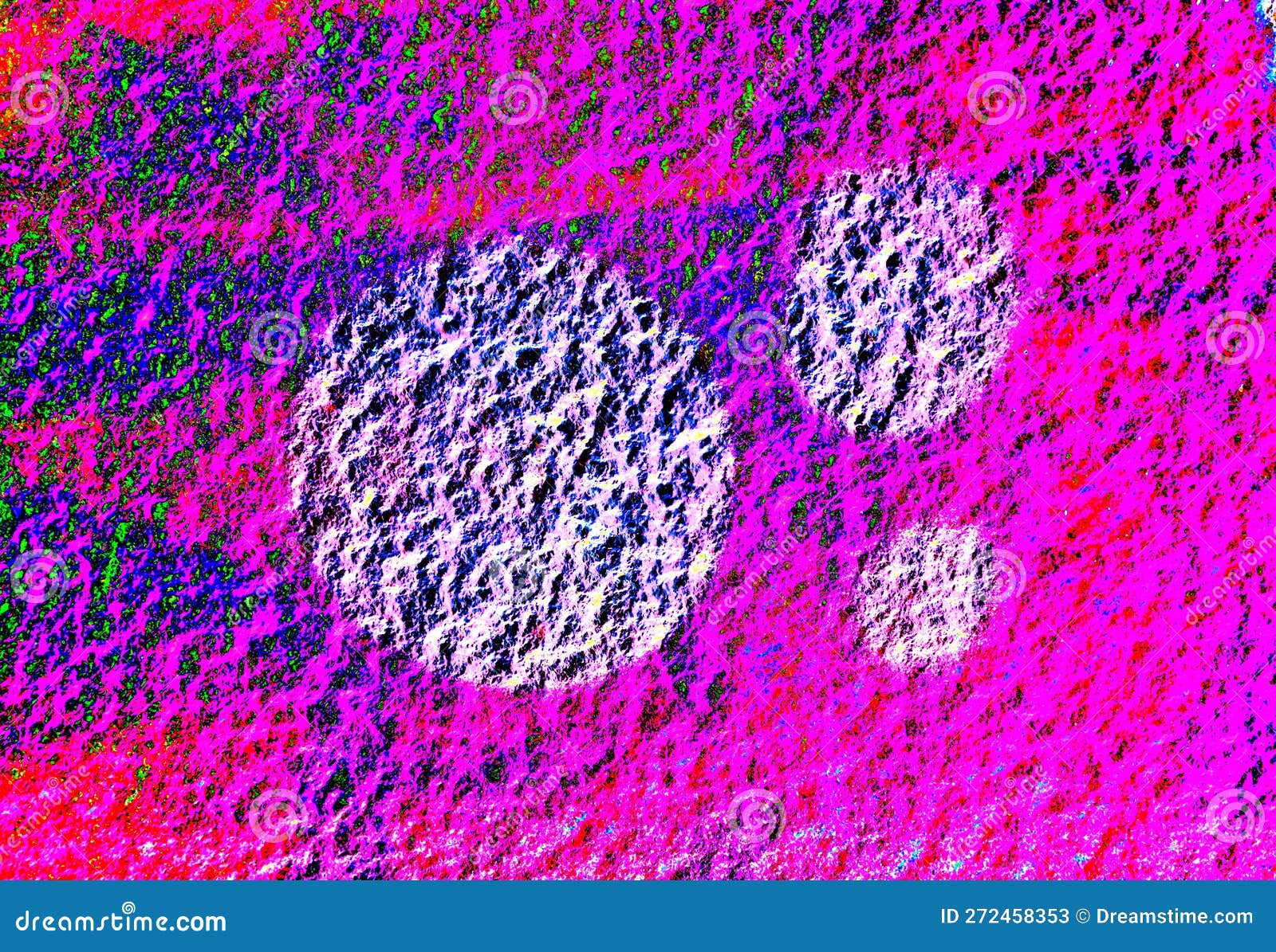 Three Circles of Different Sizes, Abstraction, Large Round Spots. Stock ...