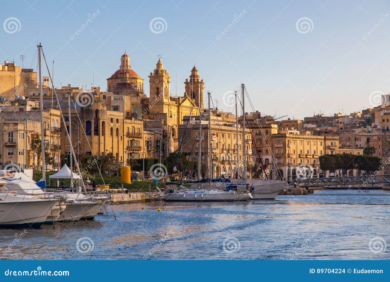 Three Cities in Malta stock photo. Image of castle, classic - 89704224