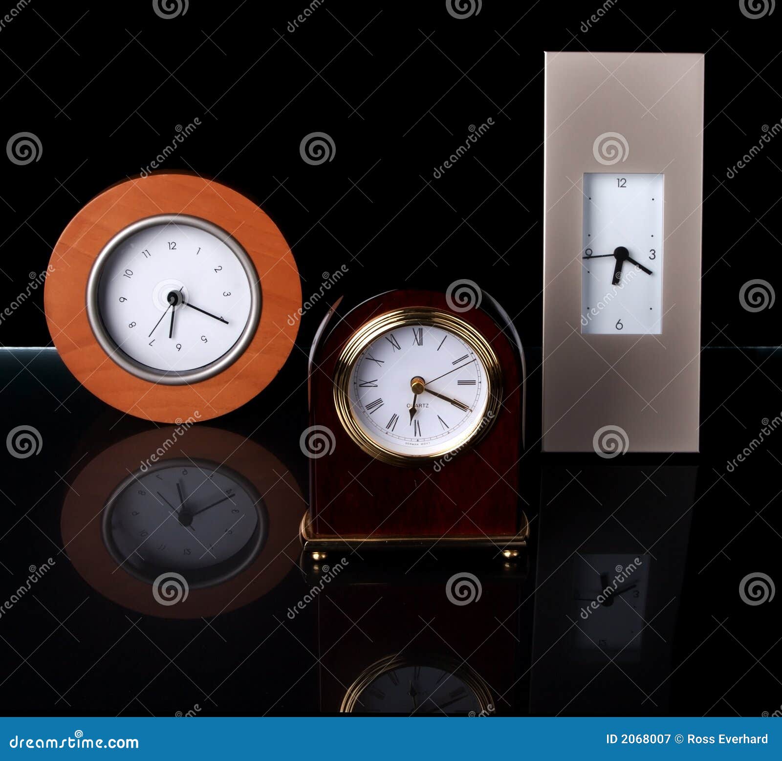 Three Clocks Royalty-Free Stock Photography | CartoonDealer.com #22272701