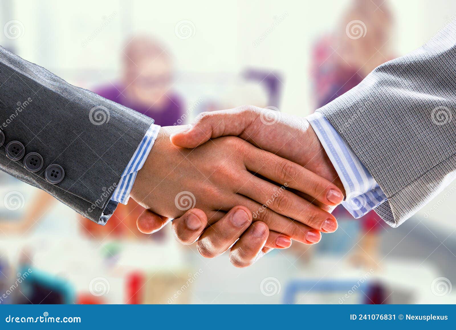 Three Co-workers Working Together . Mixed Media Stock Image - Image of ...