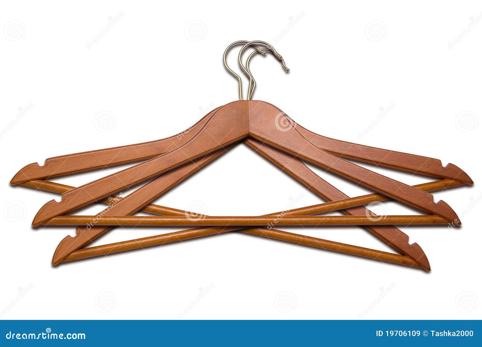 Three coat hangers stock image. Image of hollow, close - 19706109
