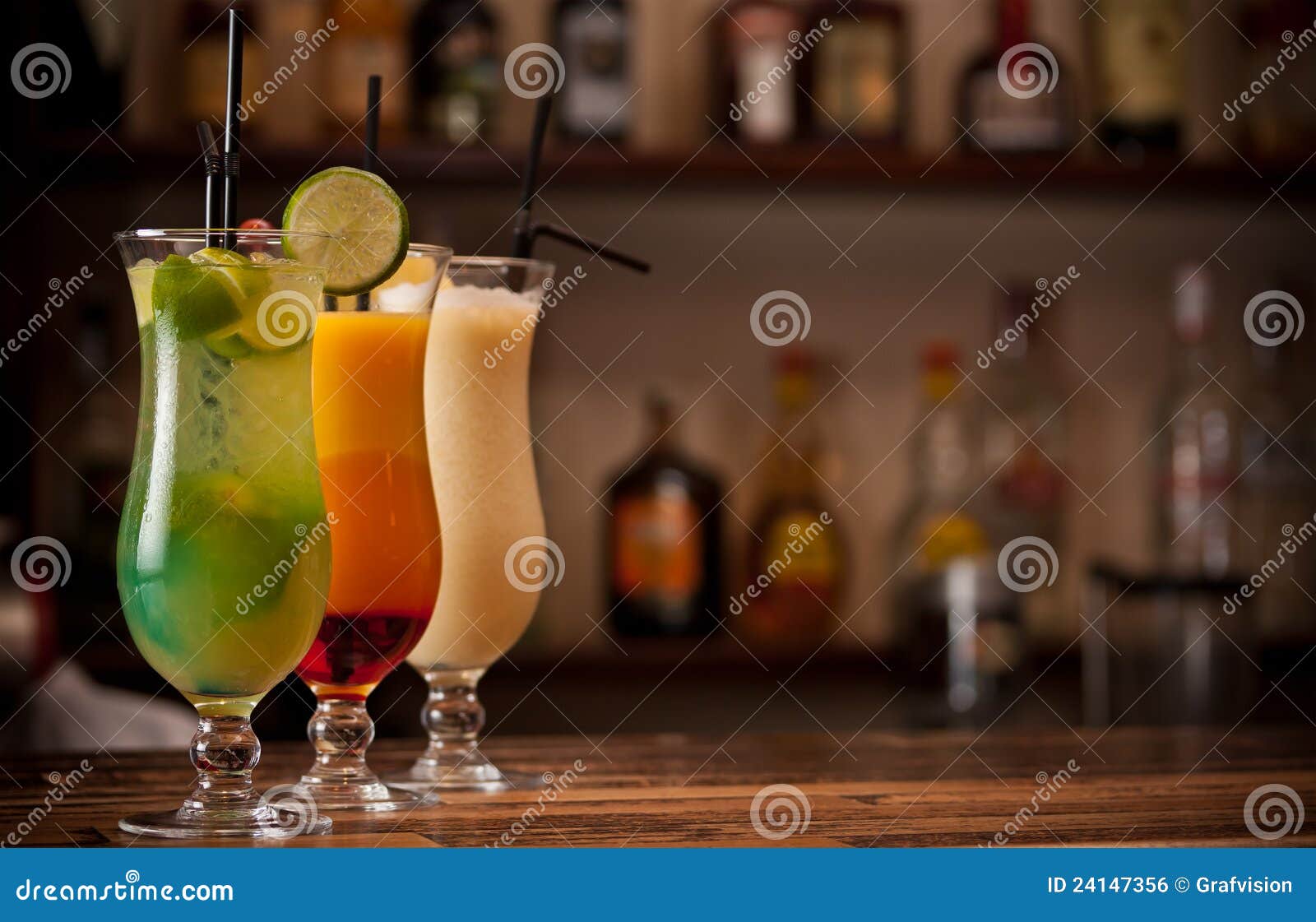 Three cocktails stock photo. Image of nutrition, organic - 24147356