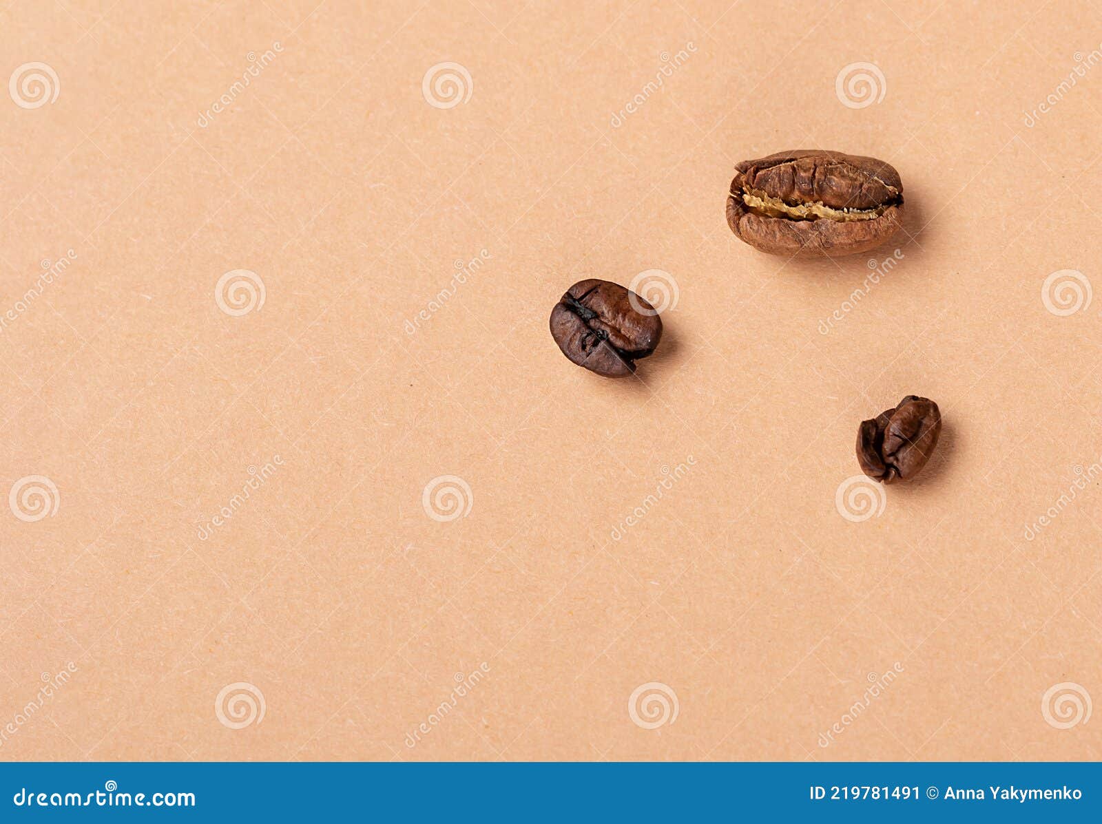Three Coffee Beans of an Unusual Shape on a Paper D. Abstract ...