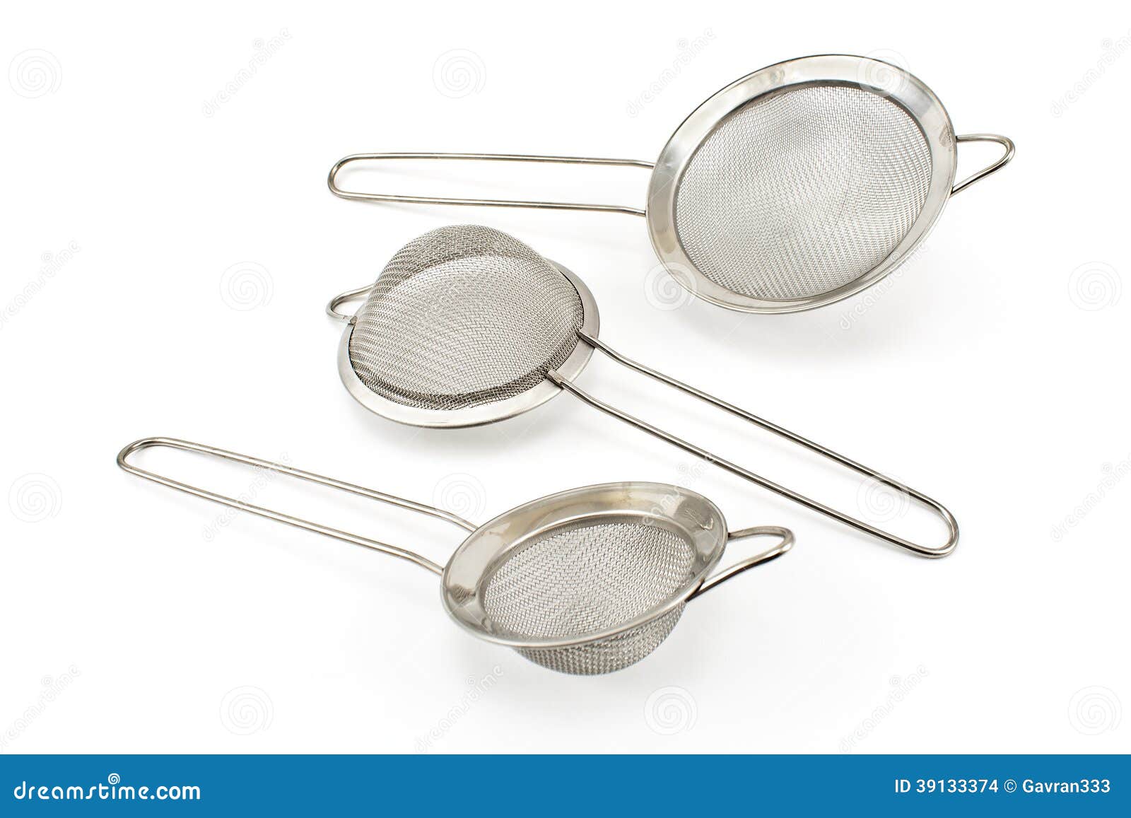 Three colanders stock photo. Image of gadget, isolated - 39133374