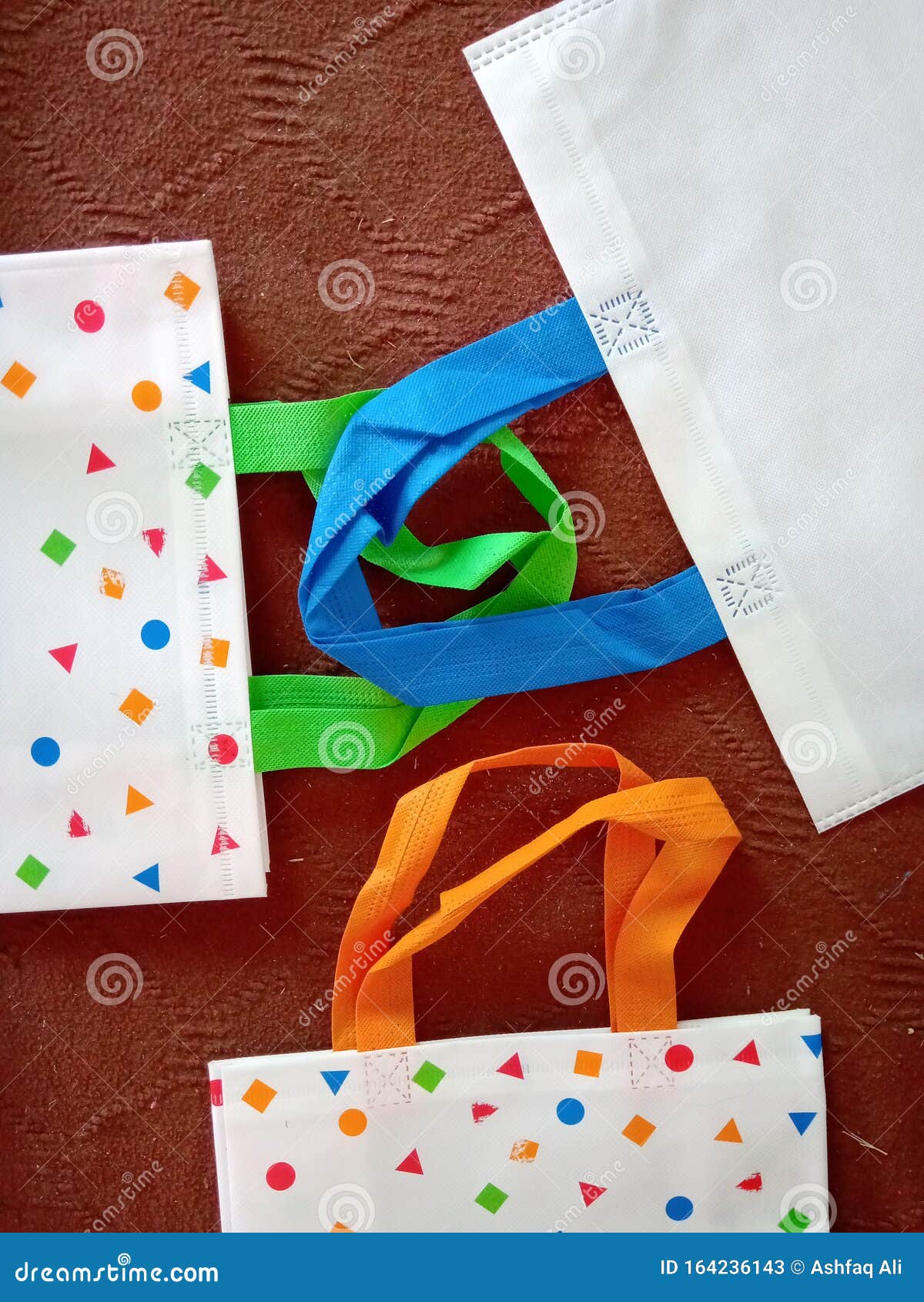 Three Color Beautiful Bag stock image. Image of three - 164236143