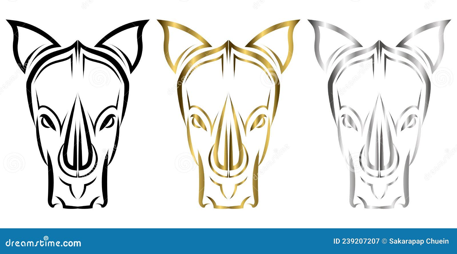 Top View Of Rhino Scarab Or Stag Beetle Cartoon Vector | CartoonDealer ...