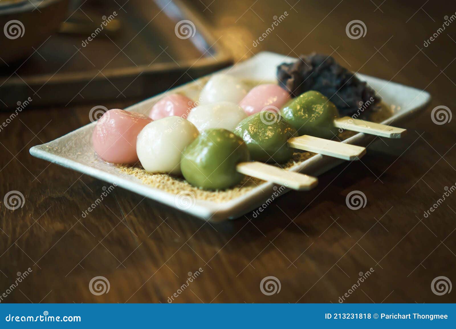 Hanami Dango Stick; Is A Staple Street Food In Kyoto Royalty-Free Stock ...