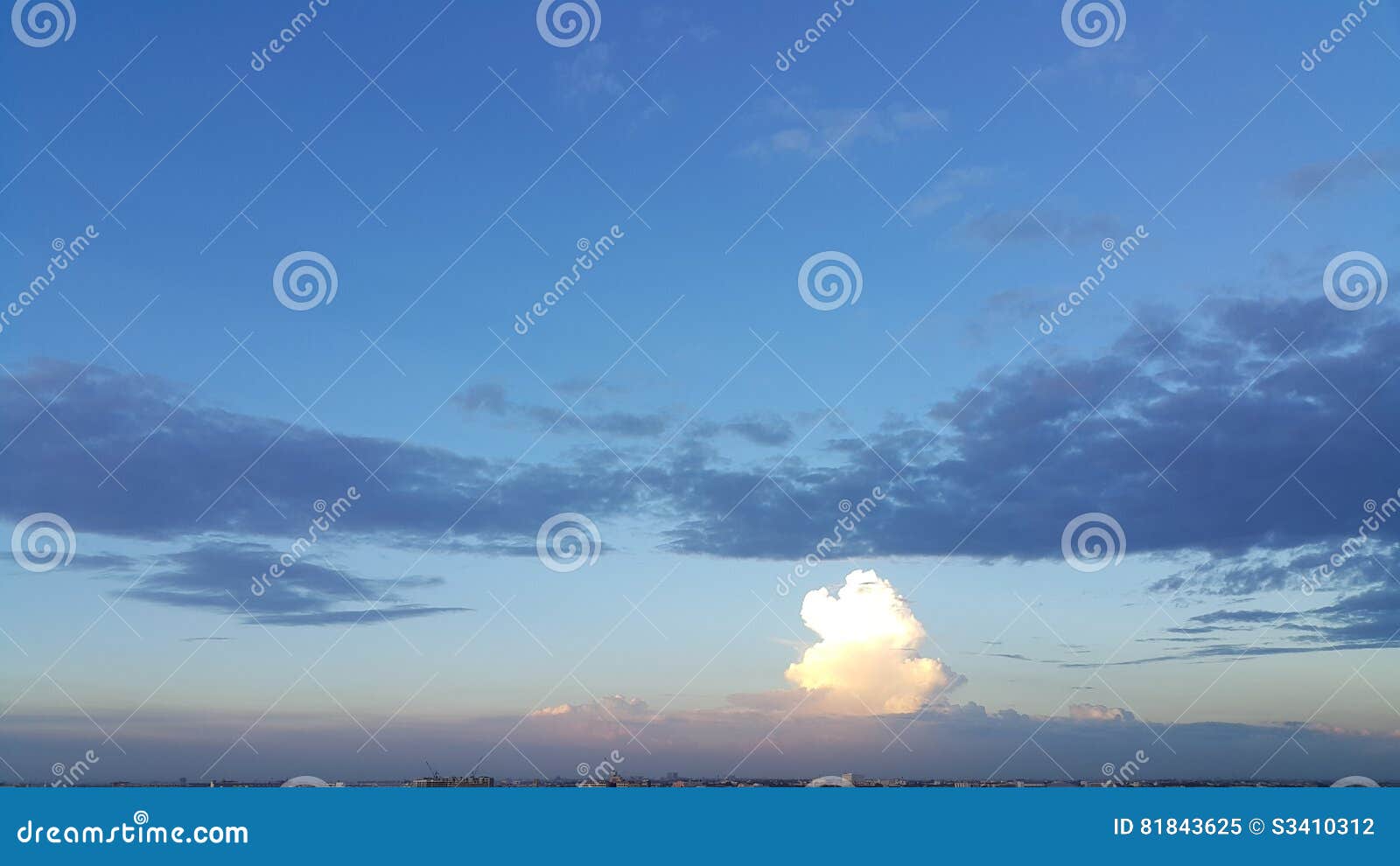 Three Color Sky after the Storm. Stock Image - Image of nature ...