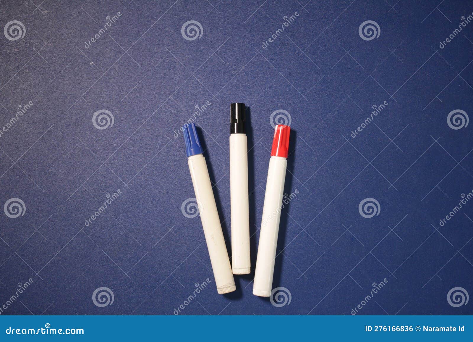 Three Color of Whiteboard Marker Upside Stock Photo - Image of brand ...