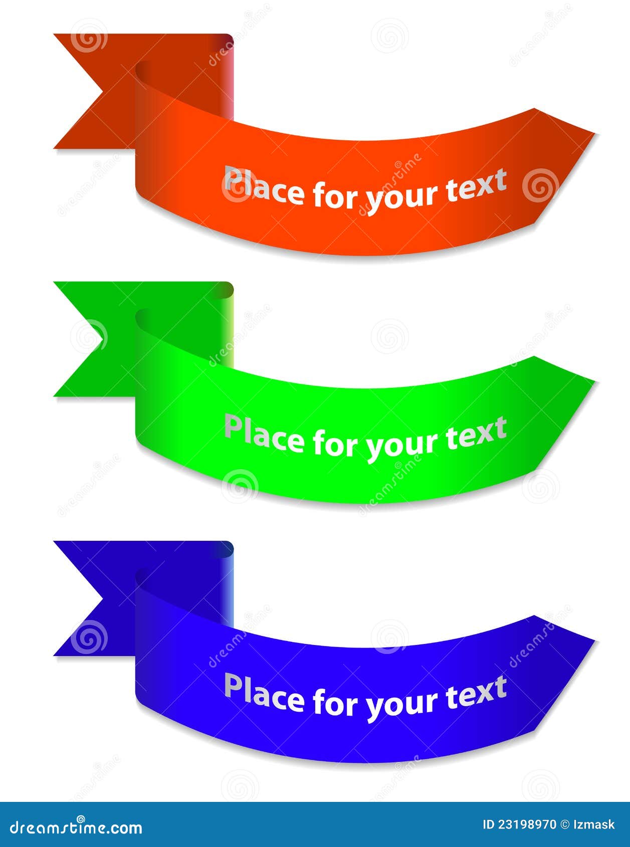 Rounded Ribbons Stock Illustrations – 262 Rounded Ribbons Stock ...