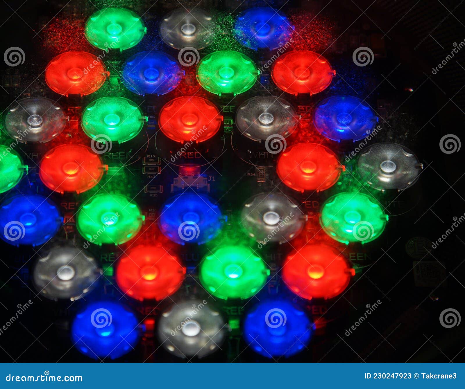 Three-colored light stock image. Image of city, illumination - 230247923
