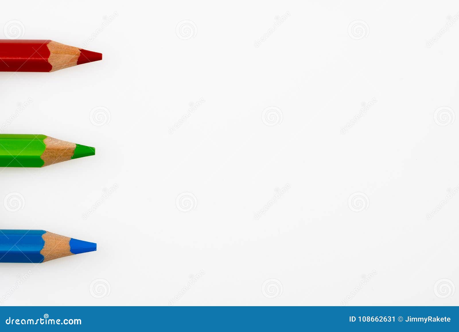 Three colored pencils stock image. Image of orange, backgrounds - 108662631
