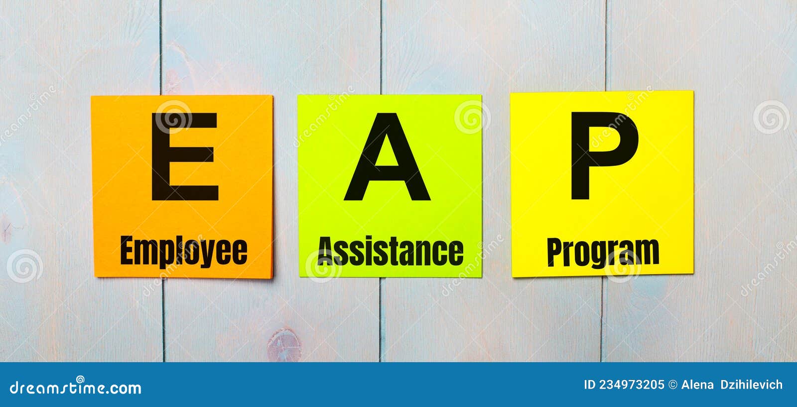 Three Colored Stickers with the Text EAP Employee Assistance Program a ...