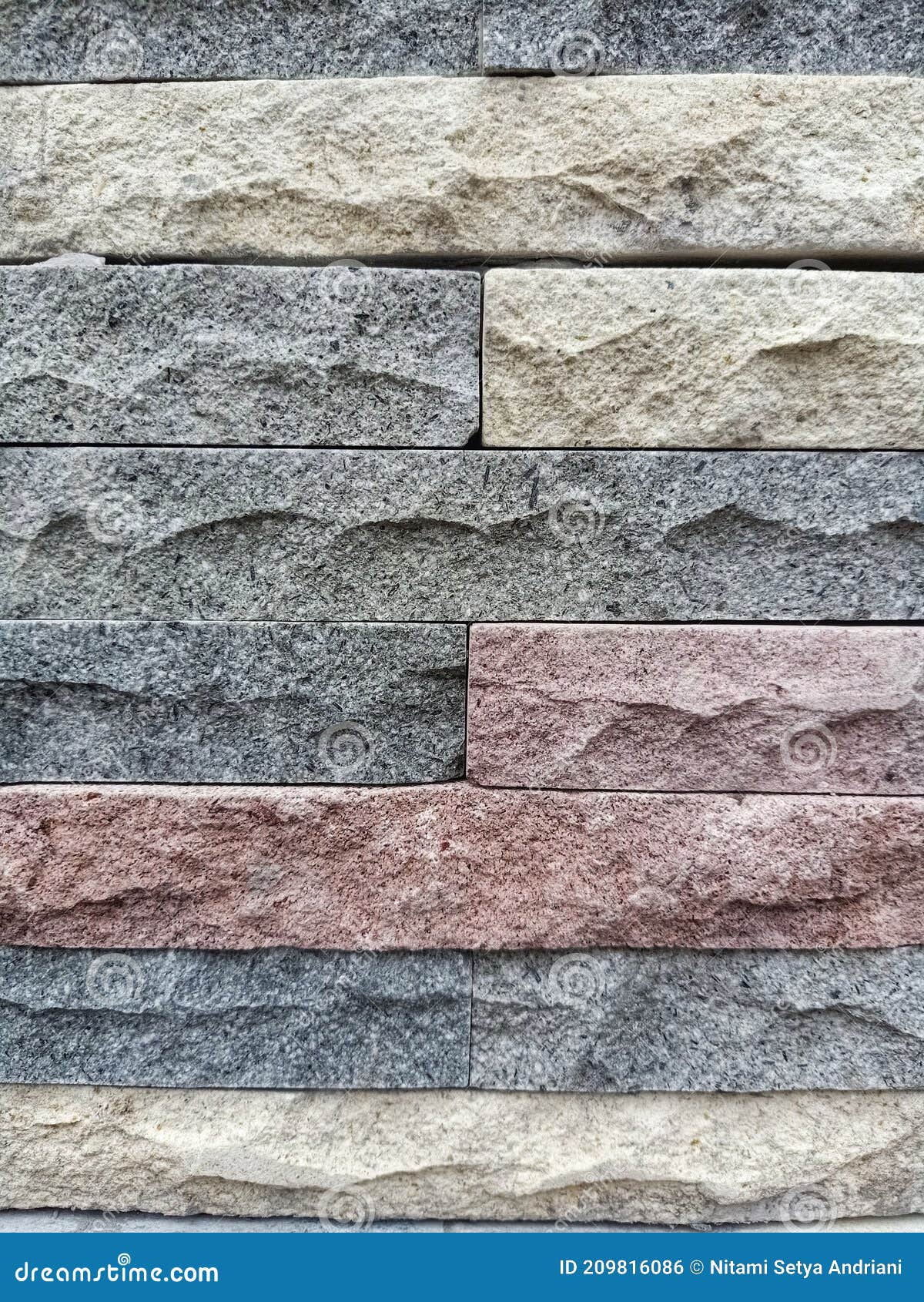 Three-colored Stone Motifs for the Exterior of Houses in Java Stock ...