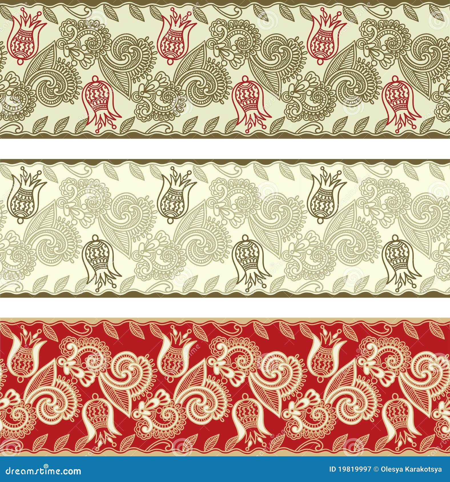 Three colored stripes stock vector. Illustration of pattern - 19819997