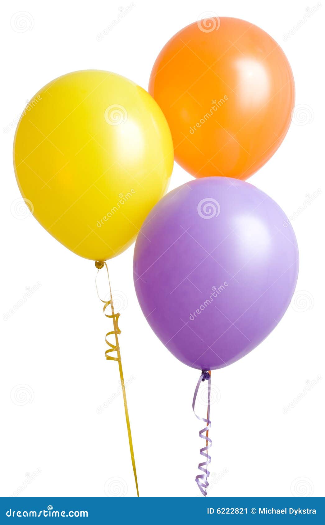 Three Colorful Balloons stock image. Image of helium, celebration - 6222821