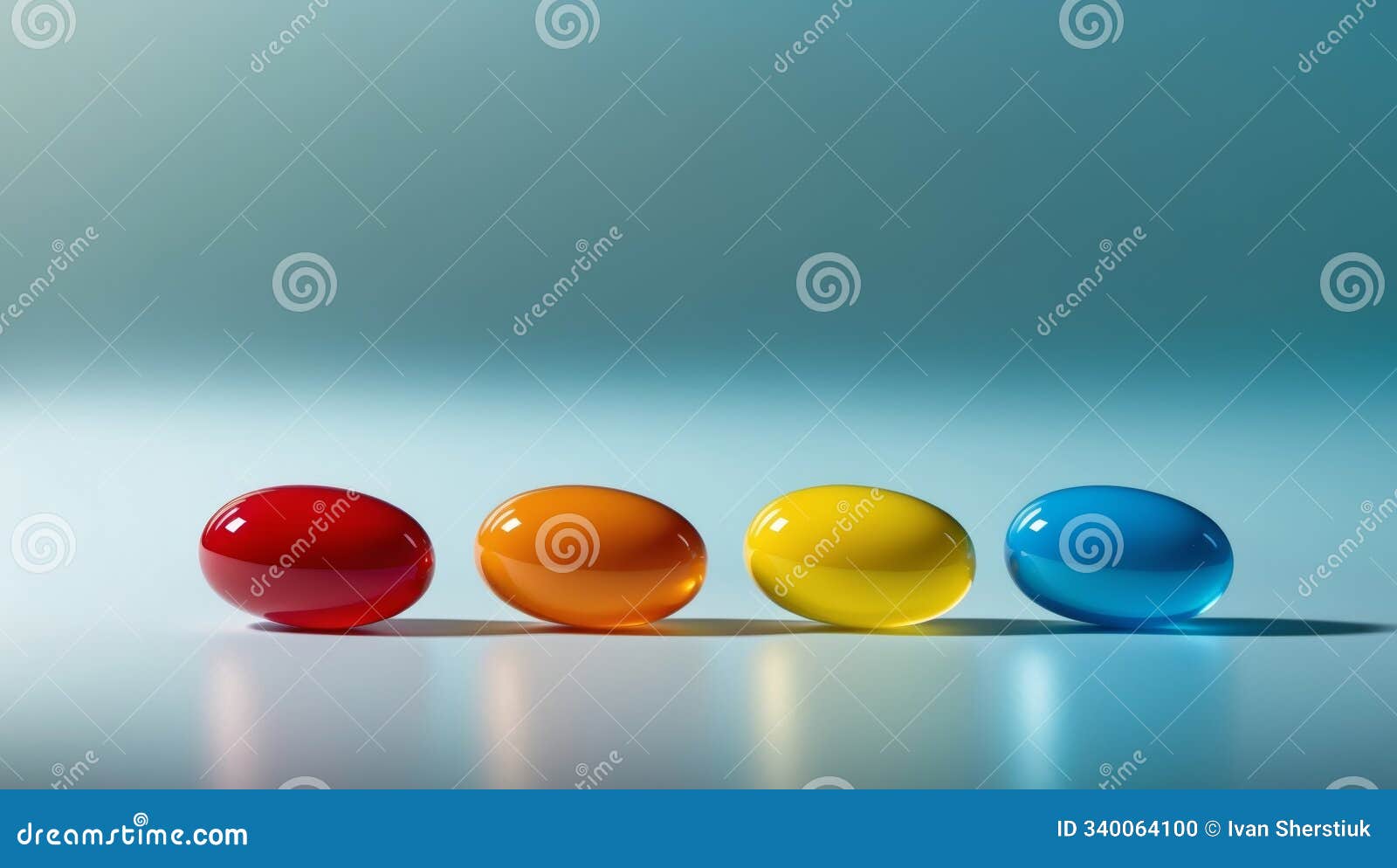 Colorful Capsules Scattered On The Table Royalty-Free Stock Image ...