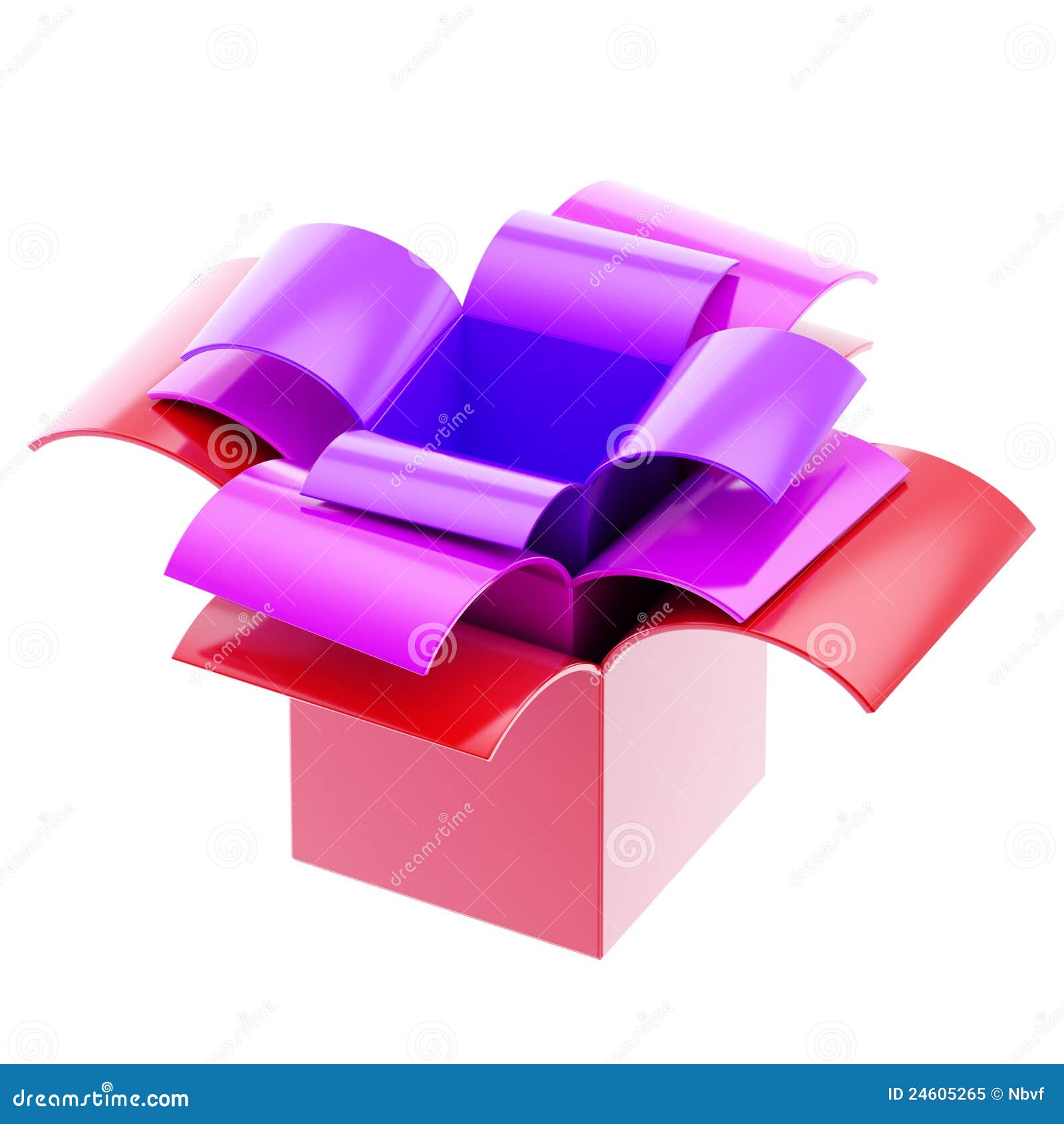 Three Colorful Gift Boxes Isolated Stock Illustration - Illustration of ...