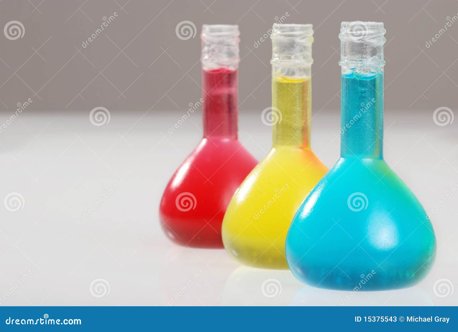 Colorful Laboratory Setup With Microscope And Playful Elements. Royalty ...