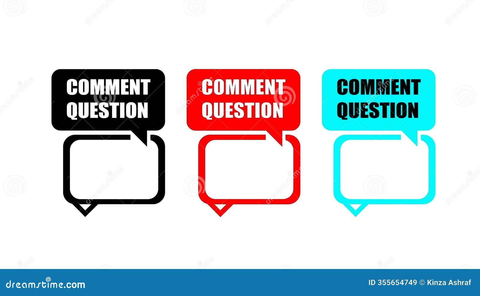 Three Comment Bubbles, Logo Message Royalty-Free Stock Image ...