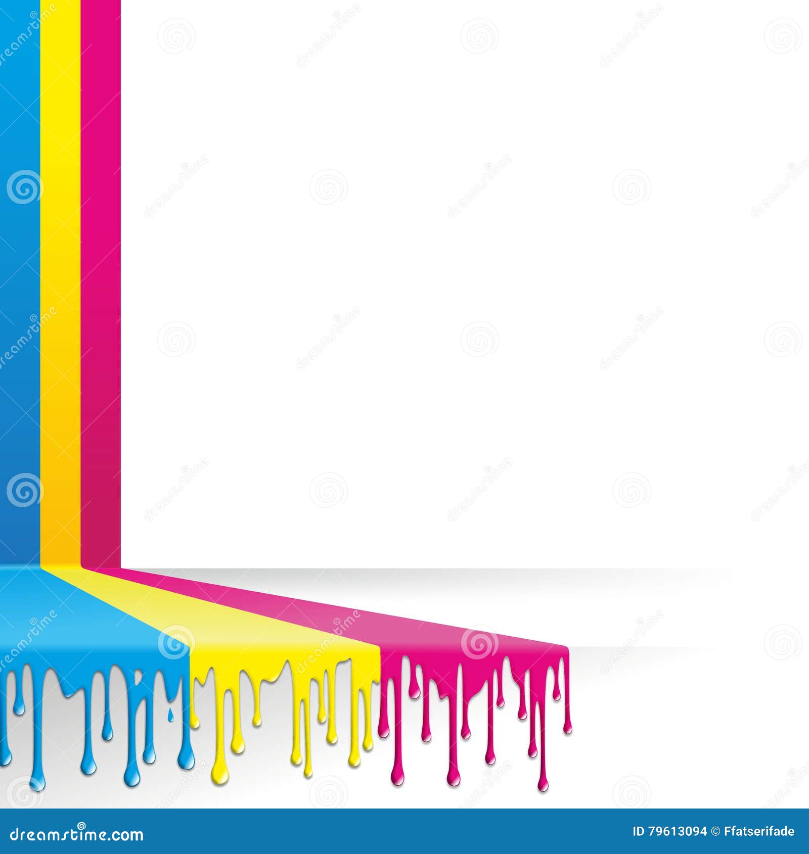 Three colorful stripes stock illustration. Illustration of sample ...