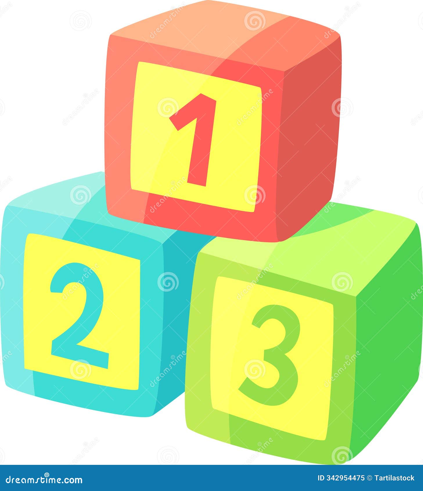 Three Colorful Cylindrical Candies With Holes In The Center Forming A ...