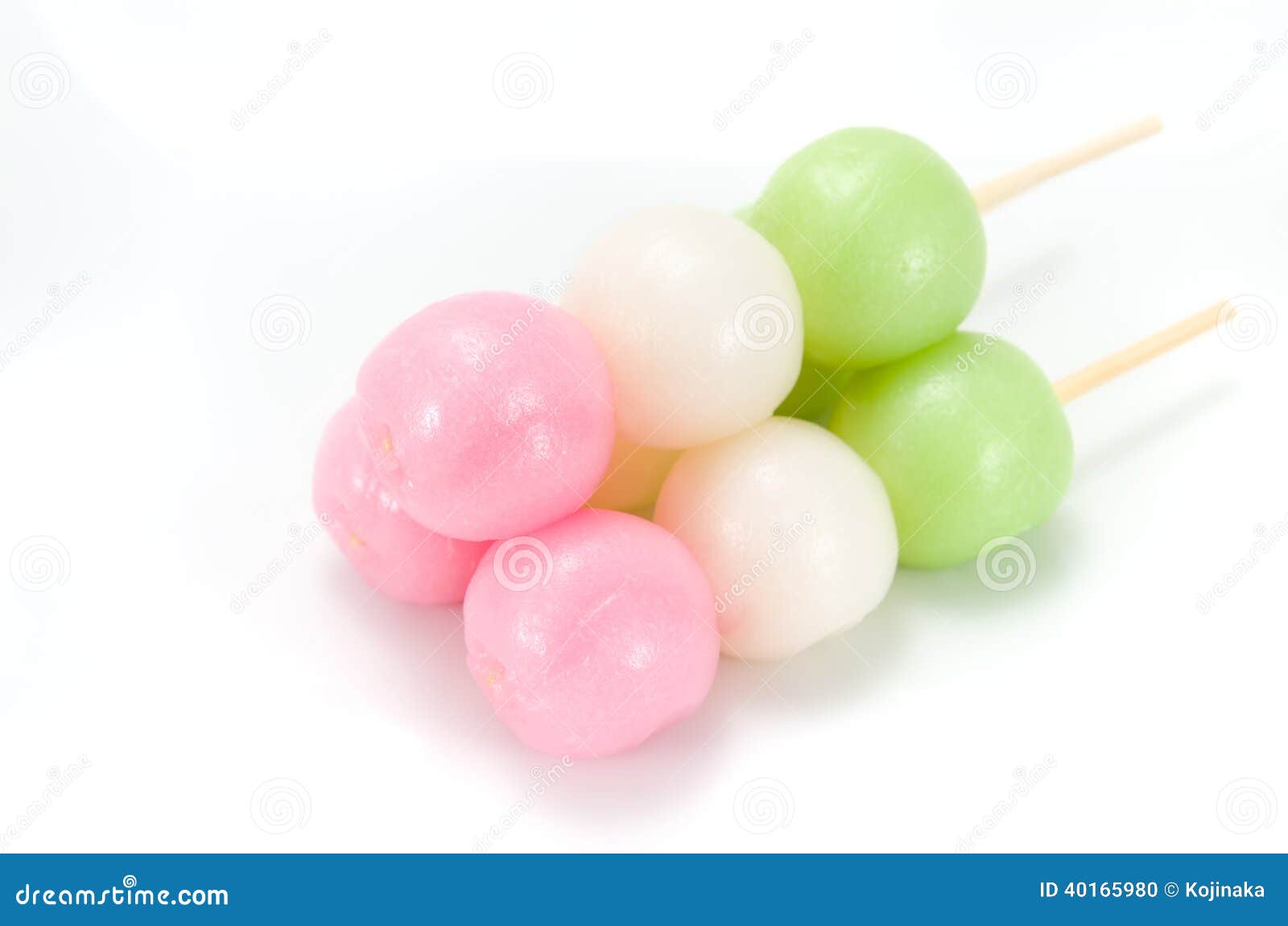 Three colors Dango stock photo. Image of girls, delicious - 40165980