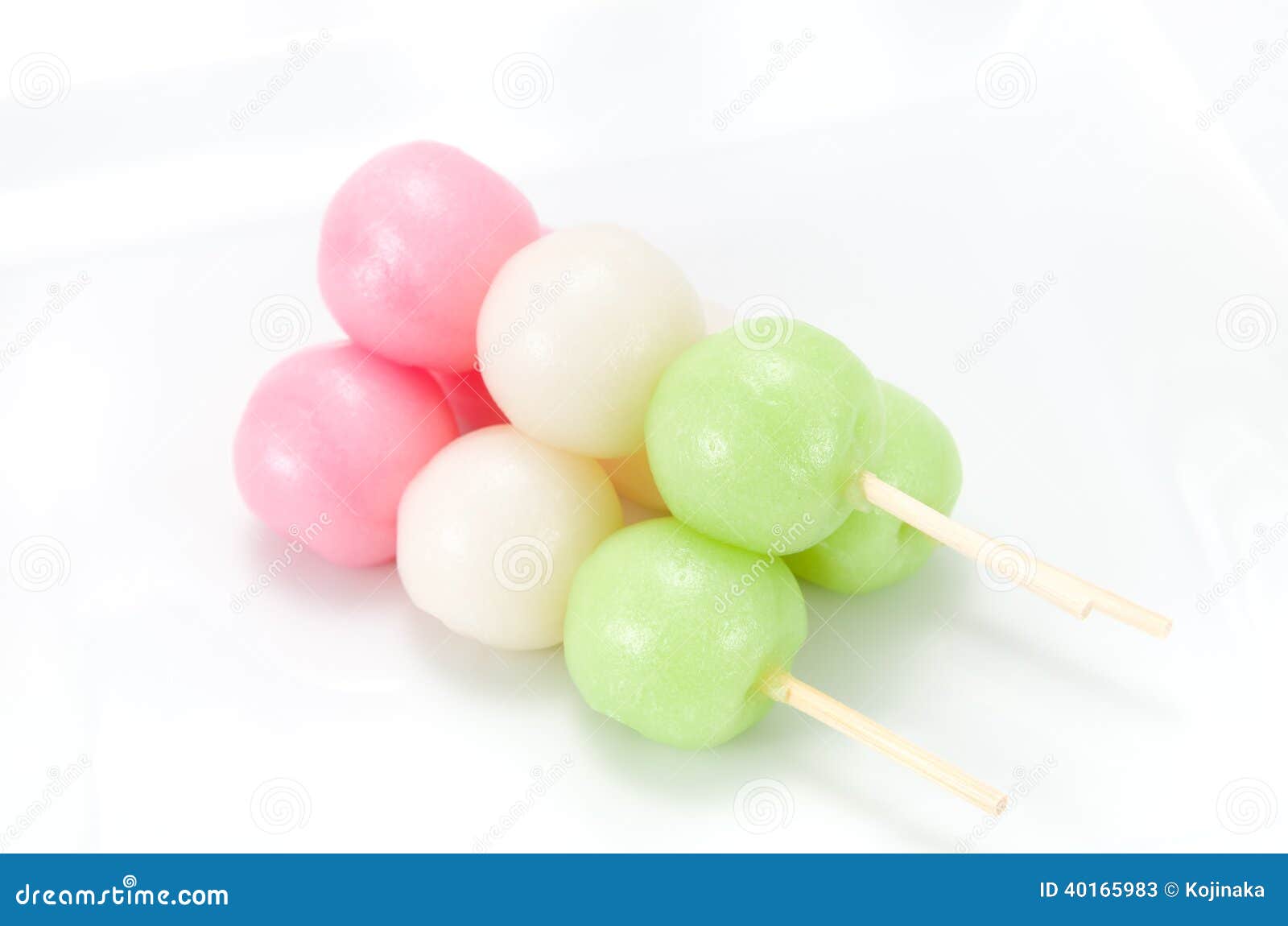 Three colors Dango stock image. Image of dollfestival - 40165983