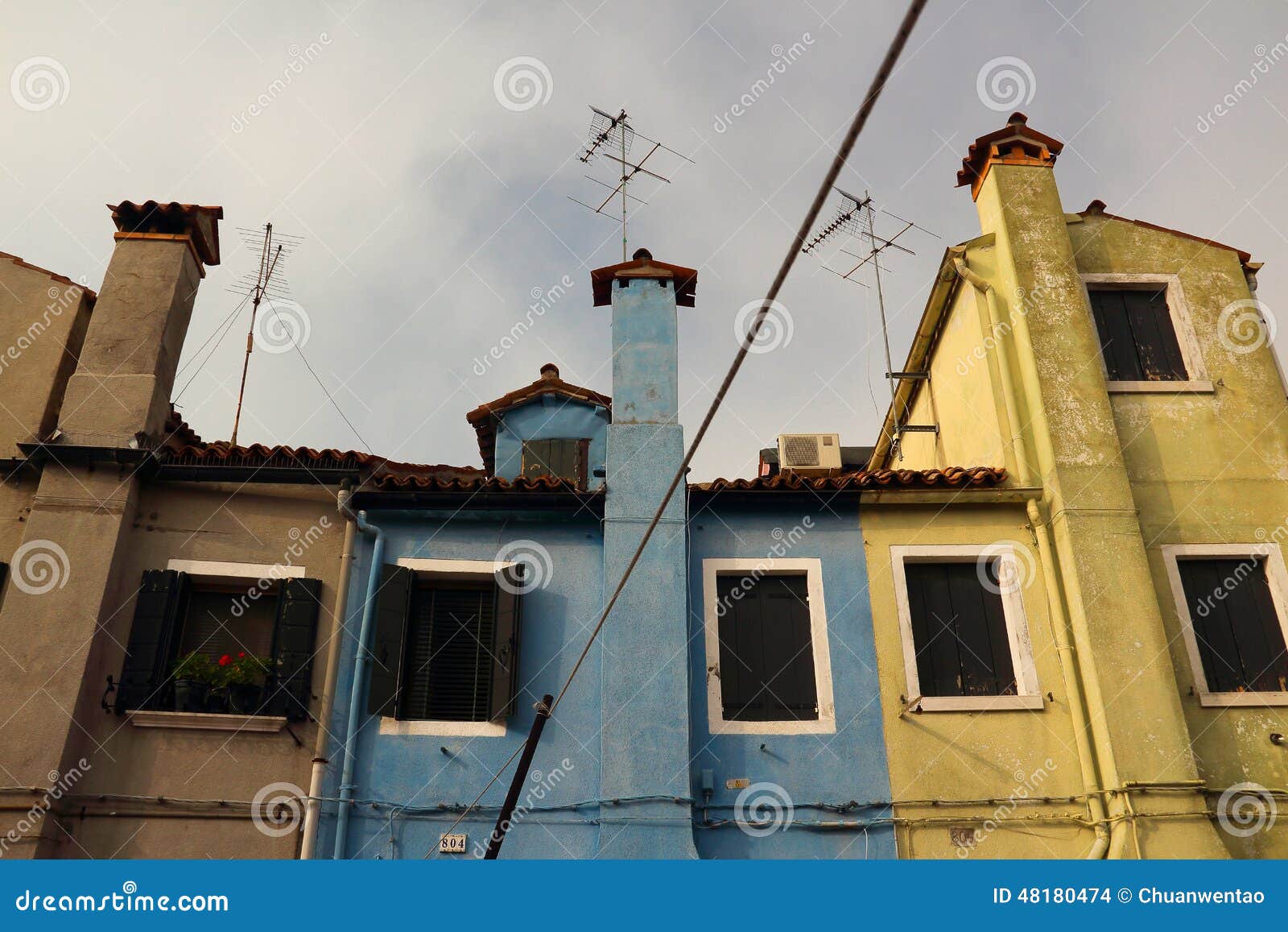 Three colors of the house stock photo. Image of decoration - 48180474