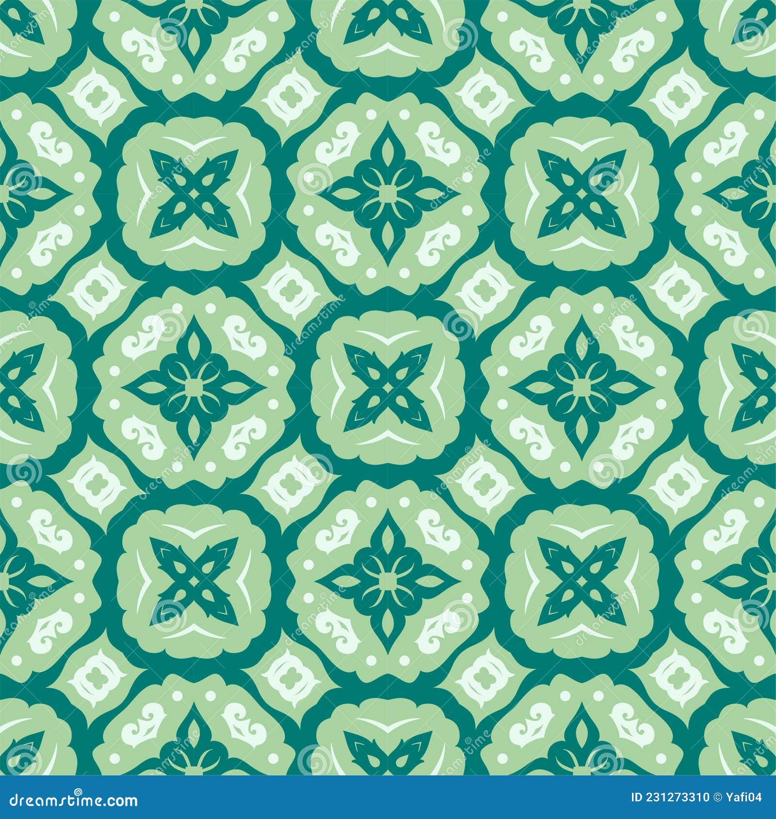 Three Colors Seamless Ornament Shape. Simple Pattern Abstract ...